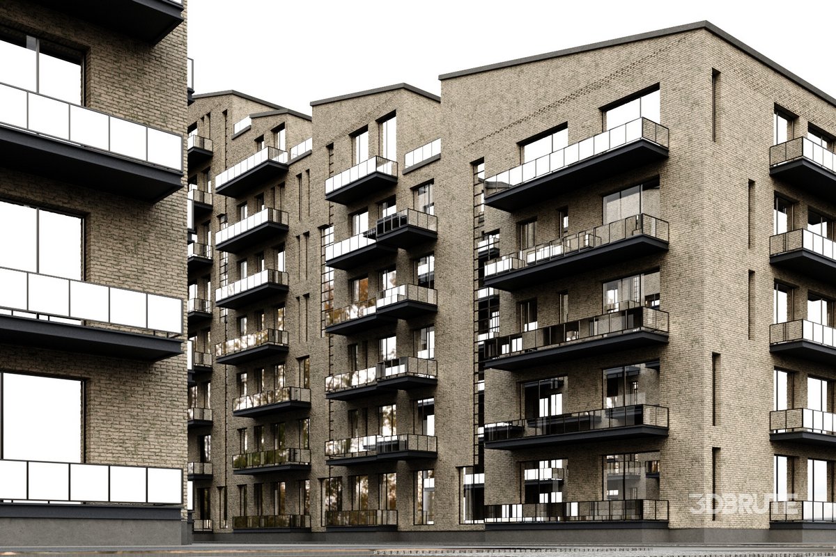 Building - Denmark - Copenhagen - 3dbrute : 3dmodel furniture and decor