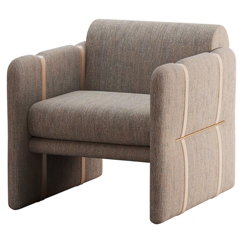 Cigar Club Chair 3d model Buy Download 3dbrute