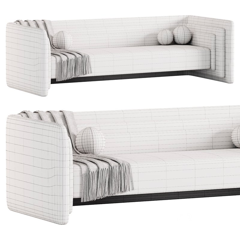 Saint Germain Sofa By Fabrice Juan 3d model Buy Download 3dbrute