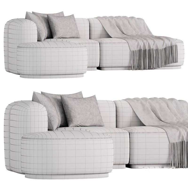 SOFA BJORN - 3dbrute : 3dmodel furniture and decor