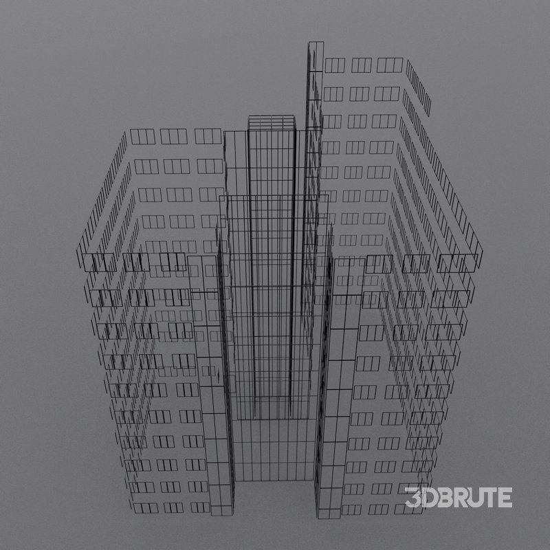 Building - Denmark - Copenhagen - 3dbrute : 3dmodel furniture and decor