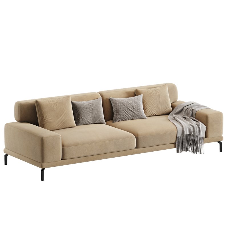 Ditre Italia Blake Sofa 3d model Buy Download 3dbrute