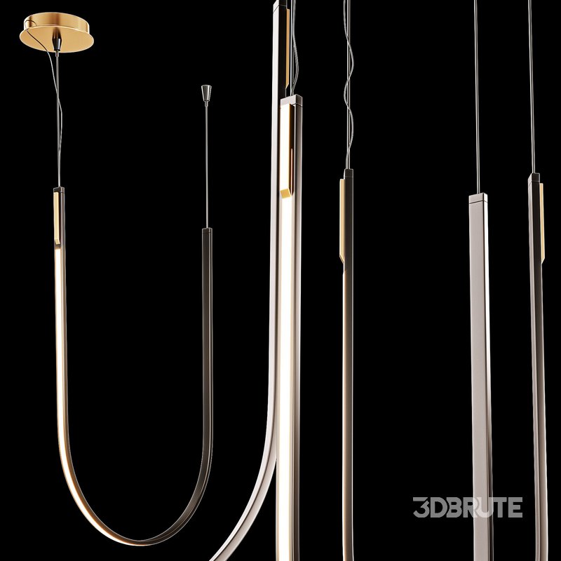 Cattelan Nahun light 3d model Buy Download 3dbrute