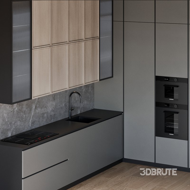 kitchen 67 3d model Buy Download 3dbrute