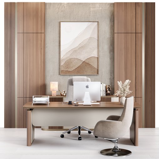 boss office table 3d model Buy Download 3dbrute