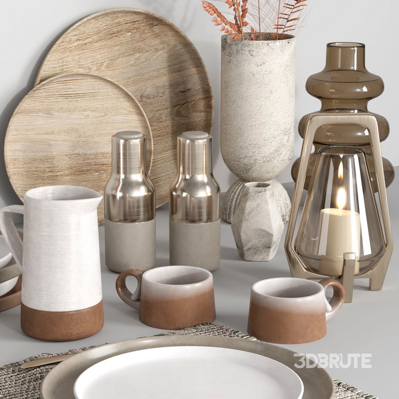 kitchen accessories03 3d model Buy Download 3dbrute