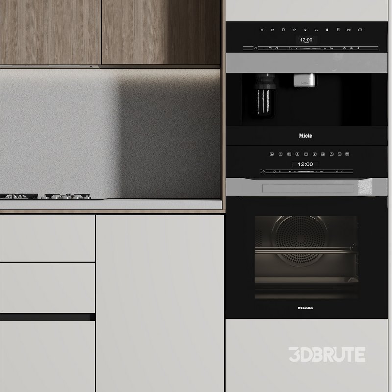 Kitchen R3 3d model Buy Download 3dbrute