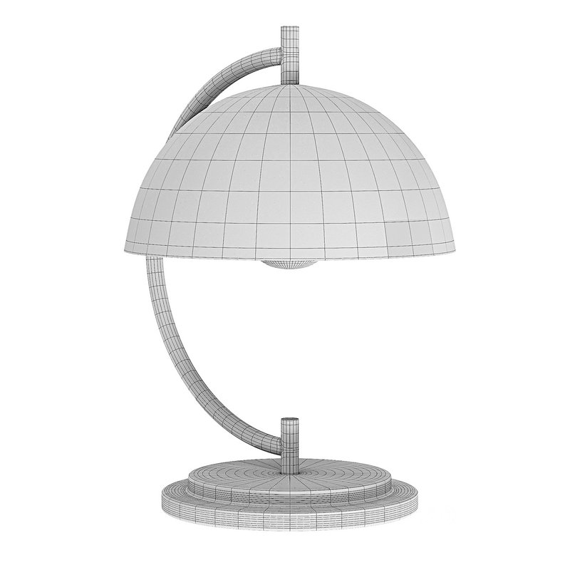 Table Lamp 3d model Buy Download 3dbrute