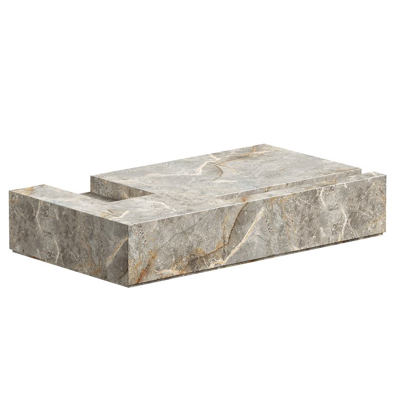 ALARIC MARBLE COFFEE TABLE 3d model Buy Download 3dbrute