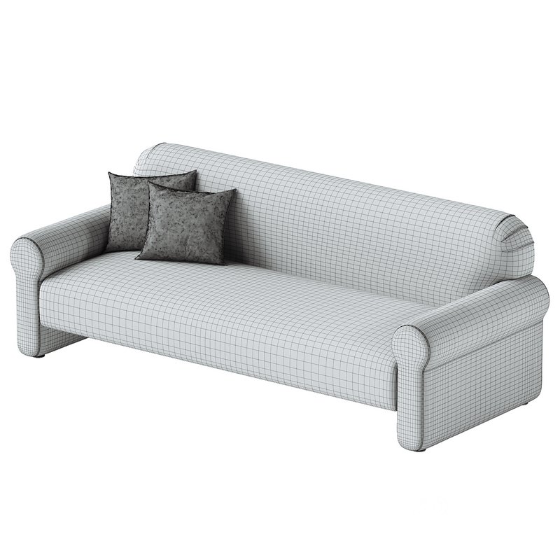 Keelee Sofa 3d model Buy Download 3dbrute