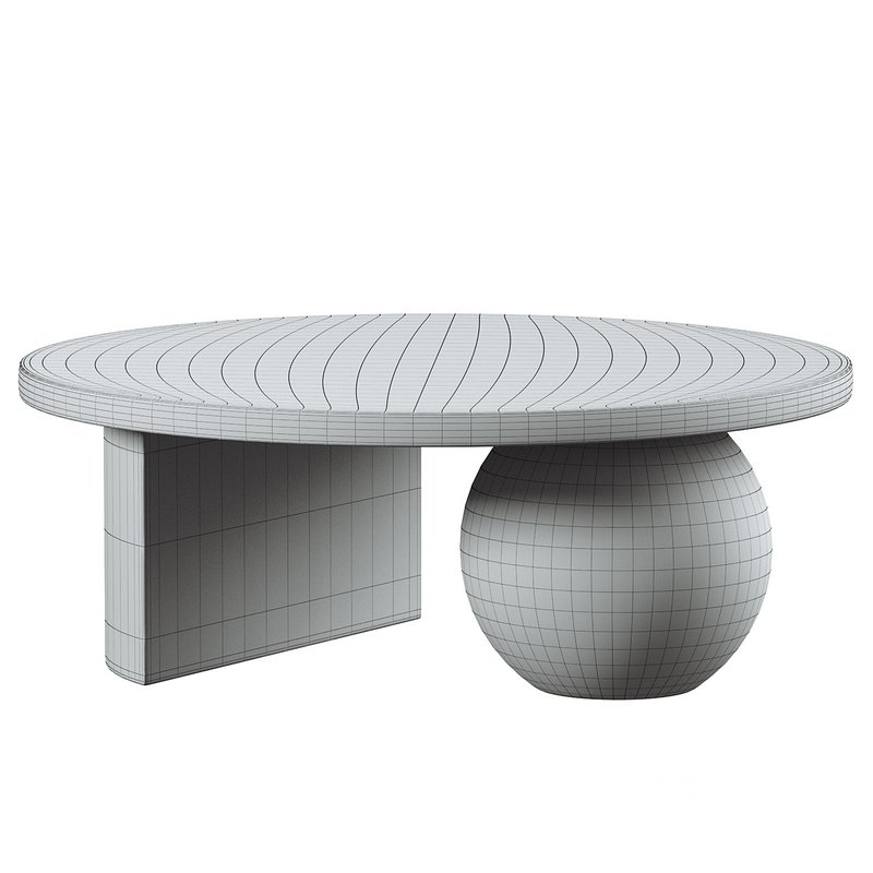 Shafer Coffee Table 3d model Buy Download 3dbrute