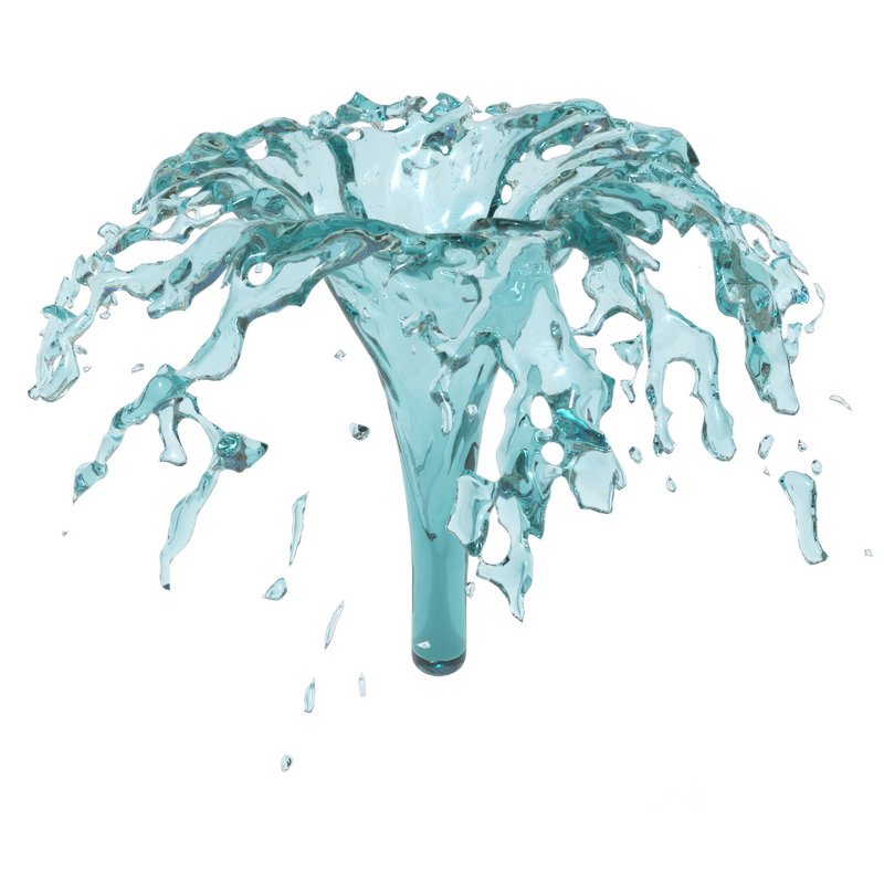 10 Water Splash Vol 8 - Download -3d Models Free -3dbrute