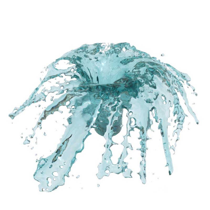 10 Water Splash Vol 8 - Download -3d Models Free -3dbrute