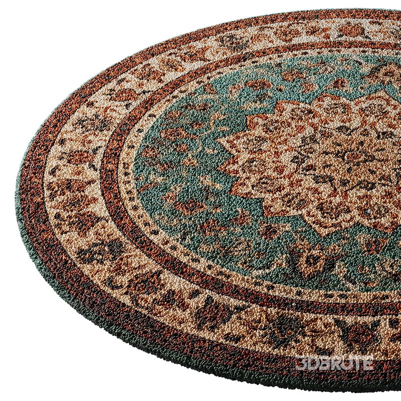 round carpet 2 - Download -3d Models Free -3dbrute