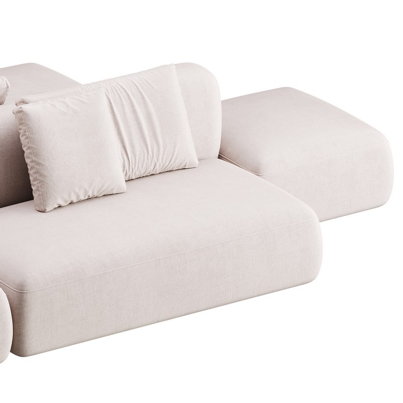 MDF ITALIA Cosy Curve Sofa 3d model Buy Download 3dbrute