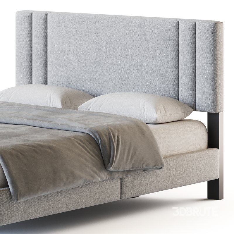 Queen Bed - Download -3d Models Free -3dbrute