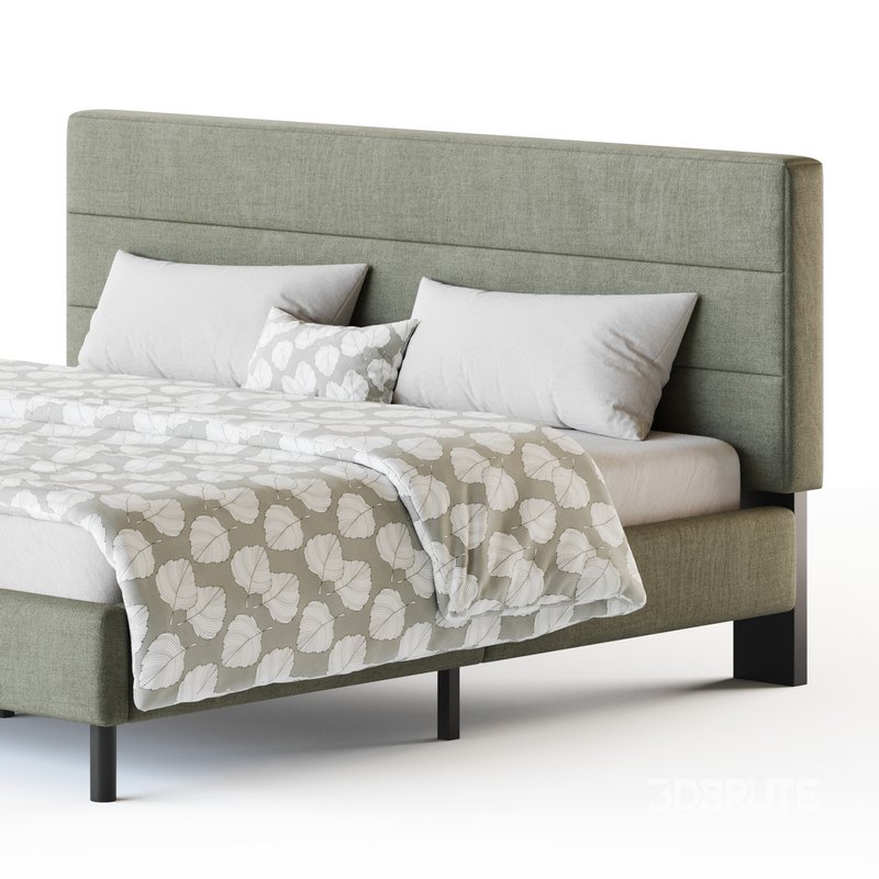 Twin Bed Frame 3d model Buy Download 3dbrute