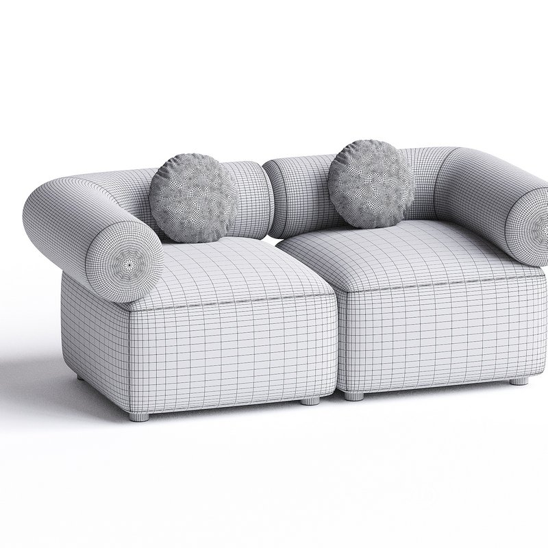 divan 3d model Buy Download 3dbrute