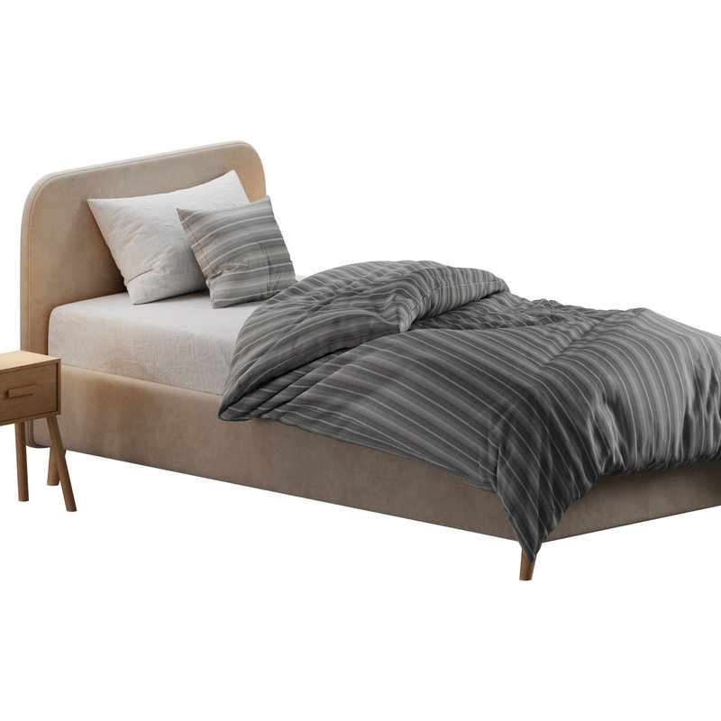 Lightsey bed 120 3d model Buy Download 3dbrute