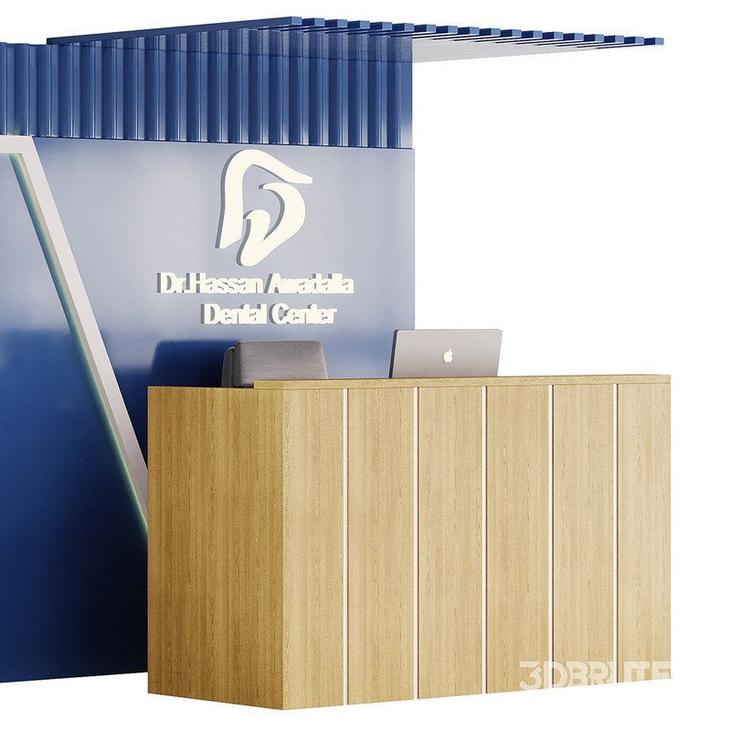 Contemporary Reception 09 3d model Buy Download 3dbrute