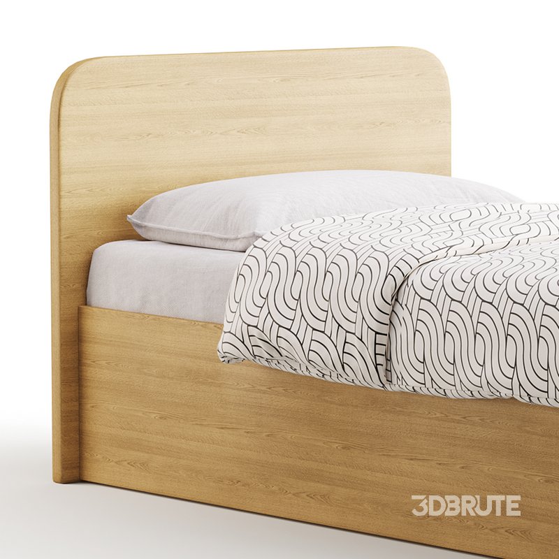 Ingrid bed - 3dbrute : 3dmodel furniture and decor