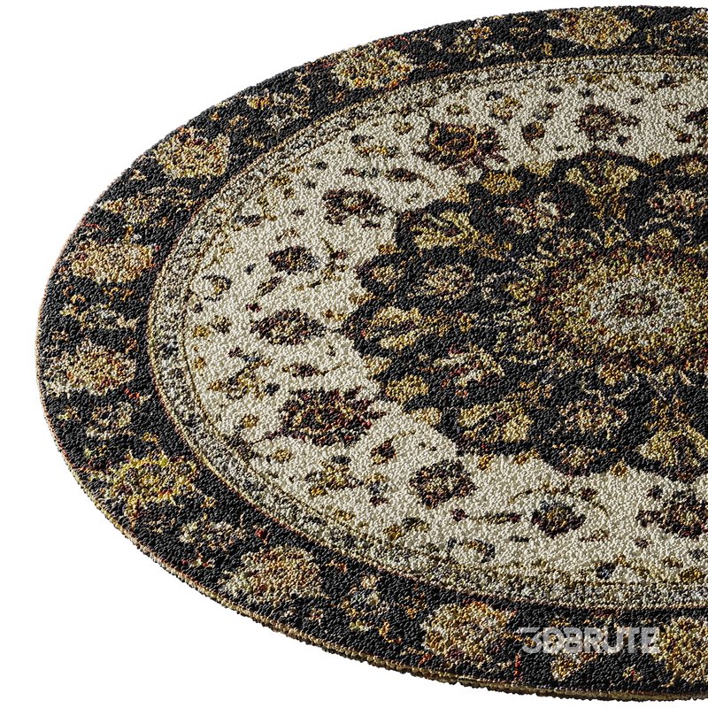 round carpet 11 - Download -3d Models Free -3dbrute