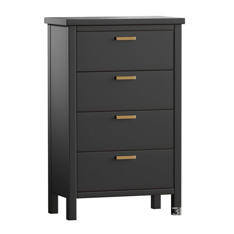 Reed 4-Drawer Dresser - Download -3d Models Free -3dbrute