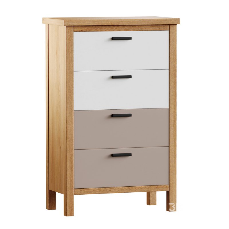 Reed 4-Drawer Dresser - Download -3d Models Free -3dbrute