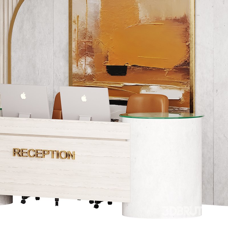 Contemporary Reception 16 3d model Buy Download 3dbrute