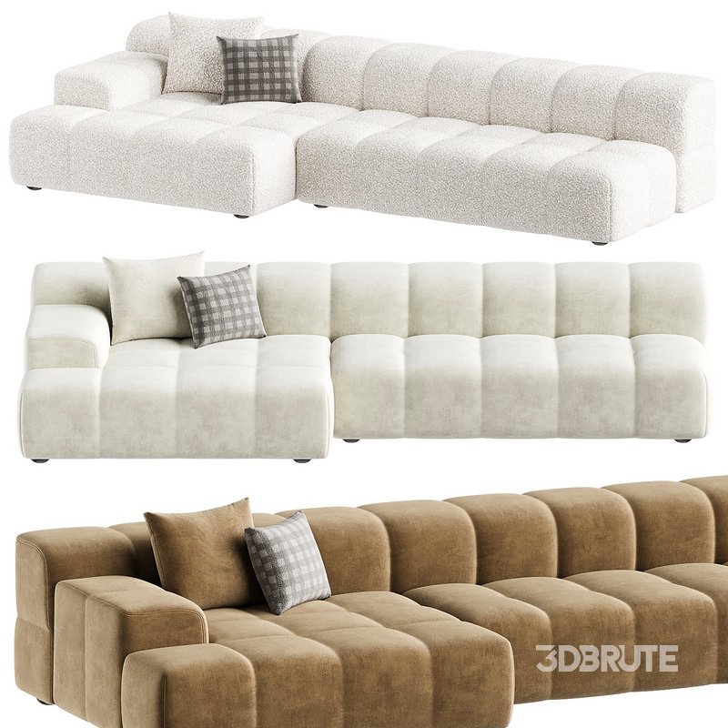 divan 3d model Buy Download 3dbrute