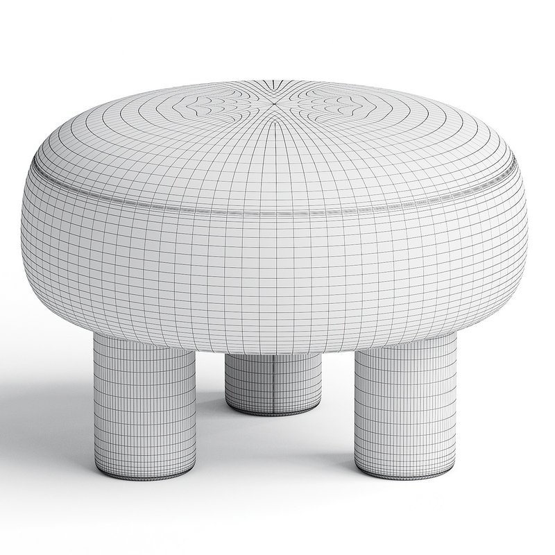 pouf 1 3d model Buy Download 3dbrute