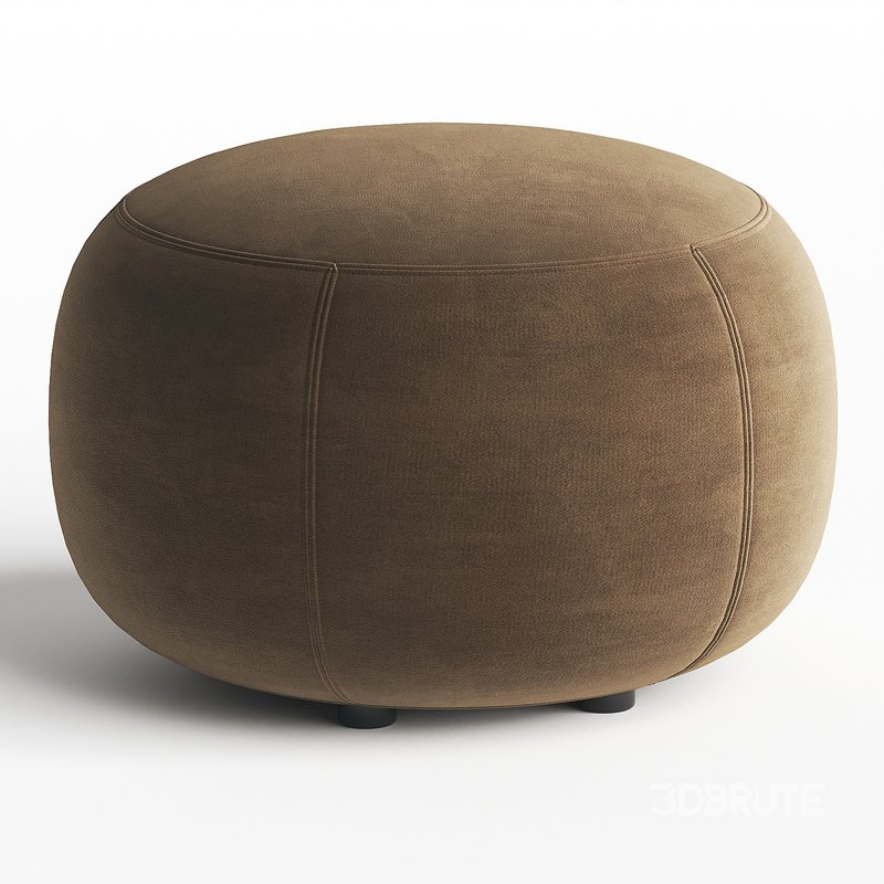pouf 3d model Buy Download 3dbrute