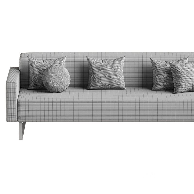 pushti sofa 2 3d model Buy Download 3dbrute
