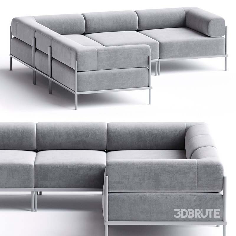 divan 3d model Buy Download 3dbrute