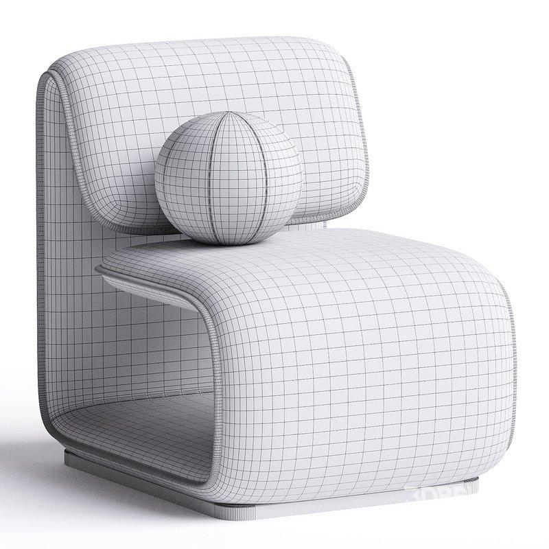 seriy 3 kreslo 3d model Buy Download 3dbrute