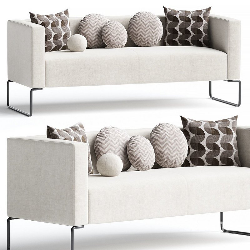 Astra sofa 3d model Buy Download 3dbrute
