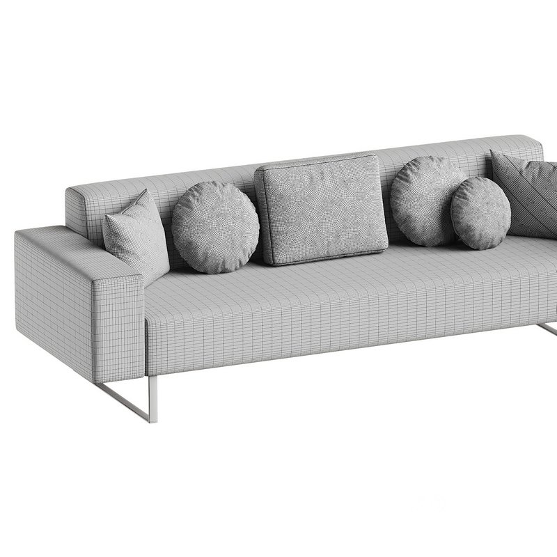 sofa katta seriy 3d model Buy Download 3dbrute