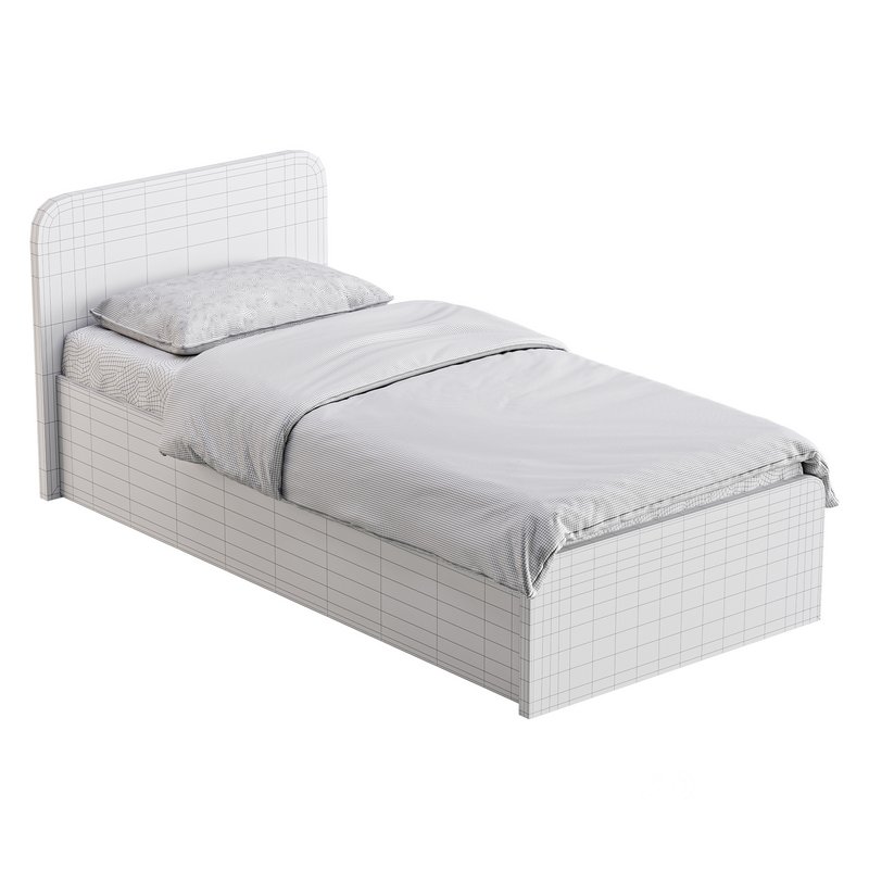 Ingrid bed 3d model Buy Download 3dbrute