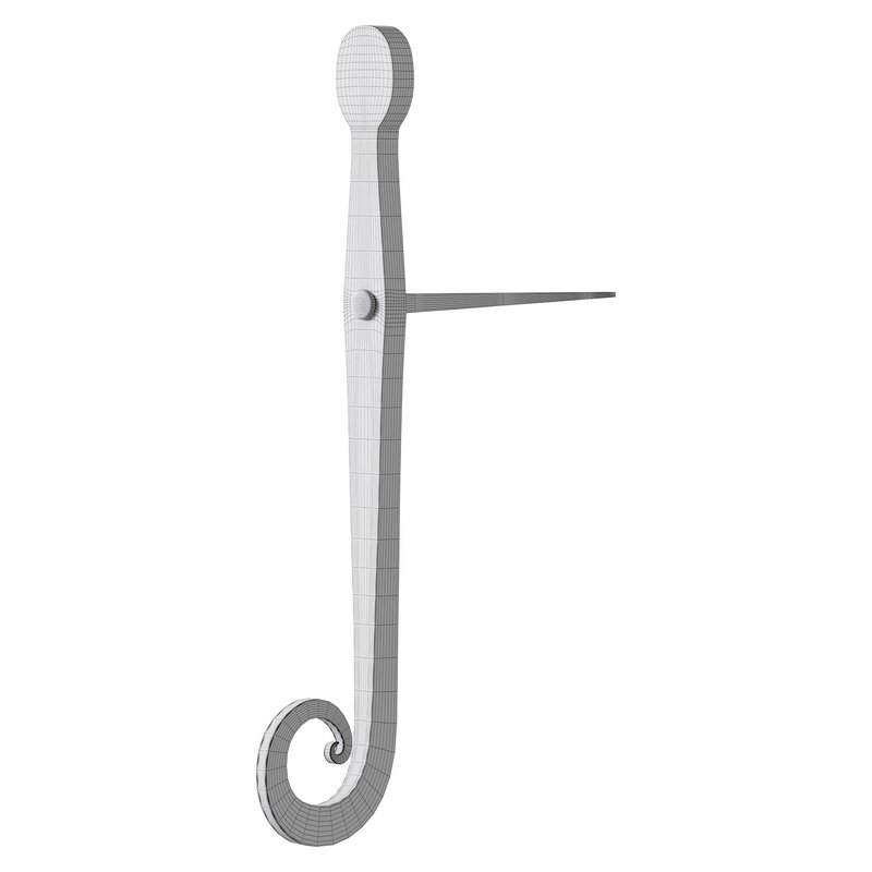 Black Shutter Dog Holders 3d model Buy Download 3dbrute