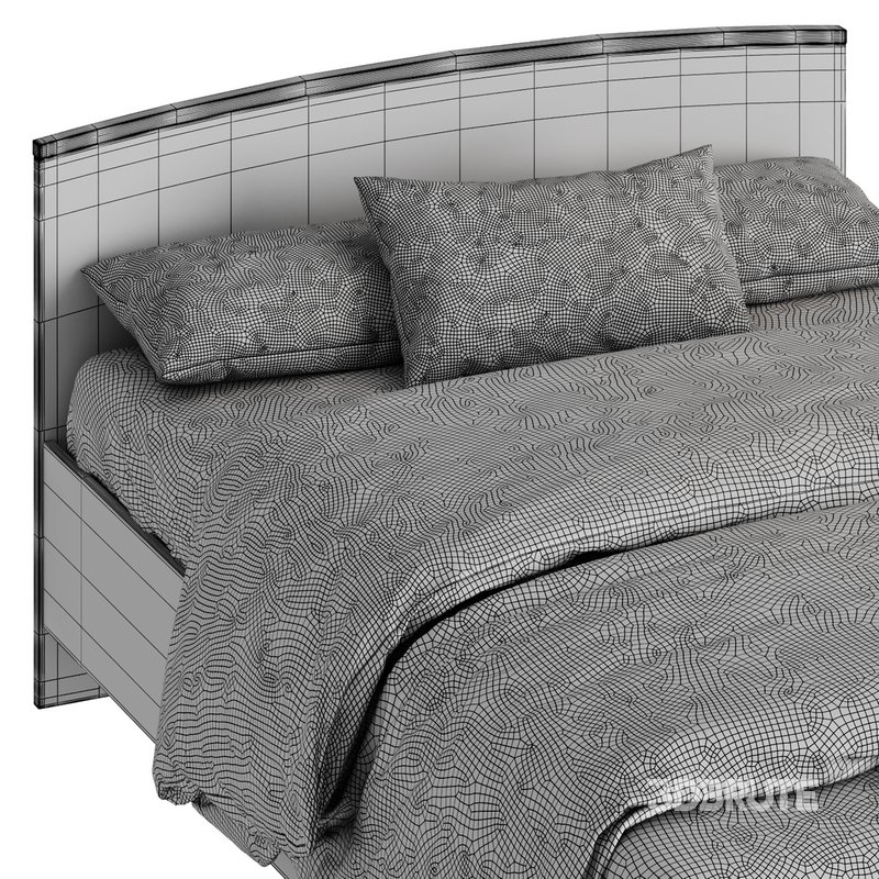 Bed art 032 3d model Buy Download 3dbrute