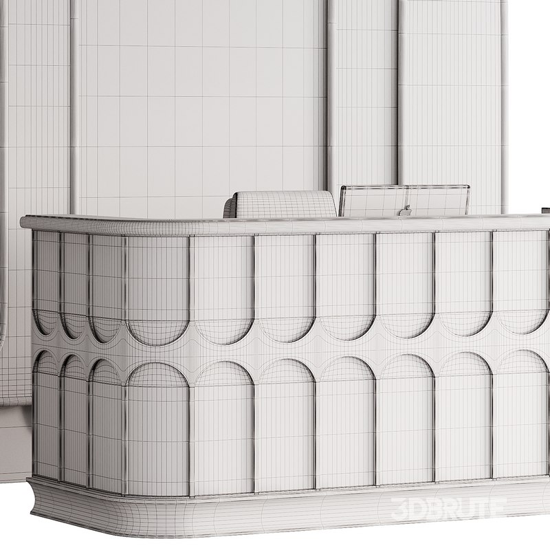 Contemporary Reception 21 3d model Buy Download 3dbrute