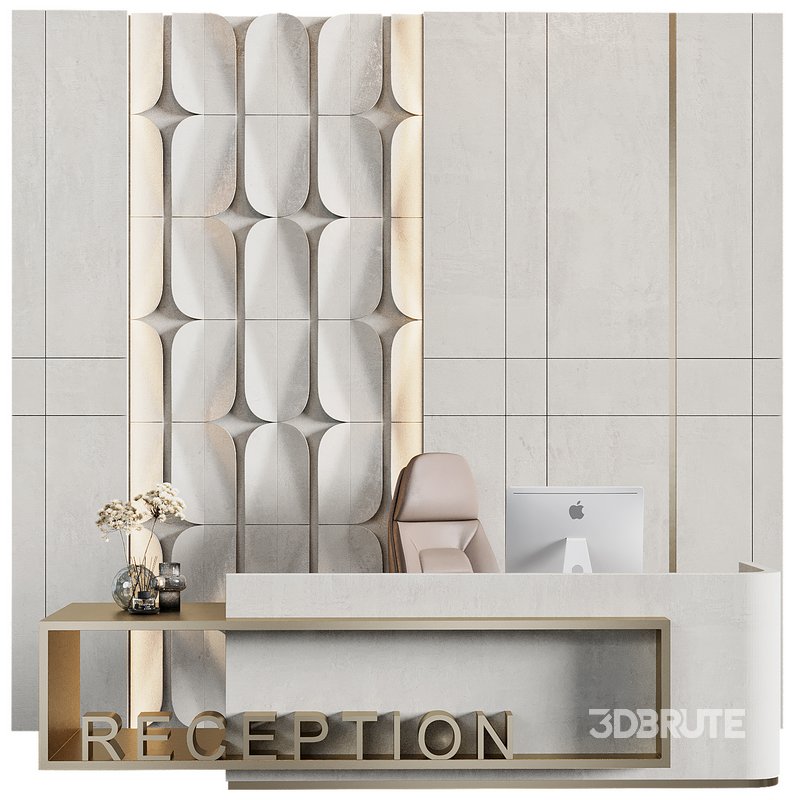 Reseption Design 30 3d model Buy Download 3dbrute