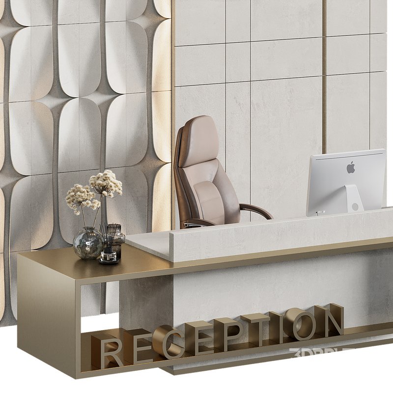 Reseption Design 30 3d model Buy Download 3dbrute