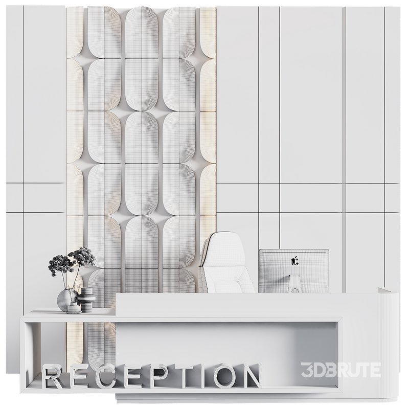 Reseption Design 30 3d model Buy Download 3dbrute