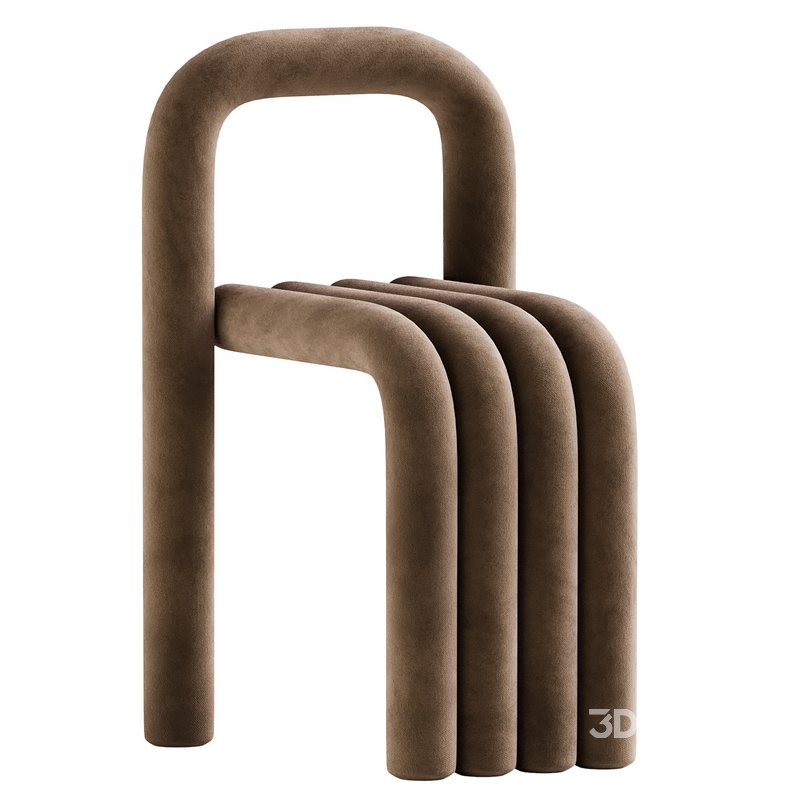 Designer Coffee Chair 3d model 3dbrute