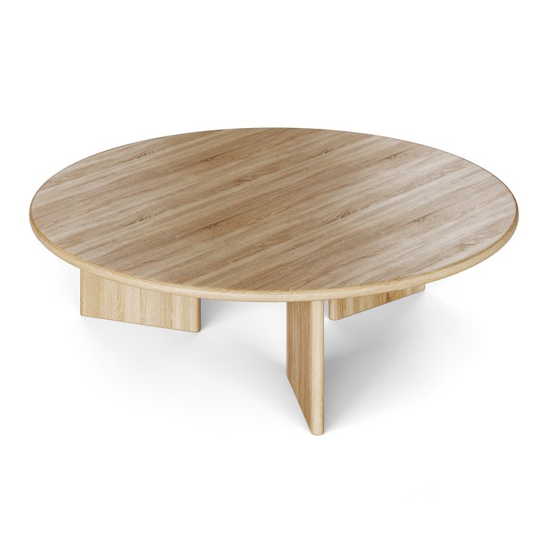 Round coffe table 3d model 3dbrute