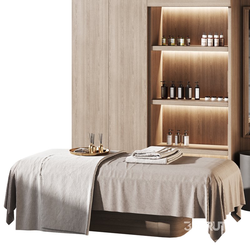 Modern spa and accessories 03 3d model 3dbrute