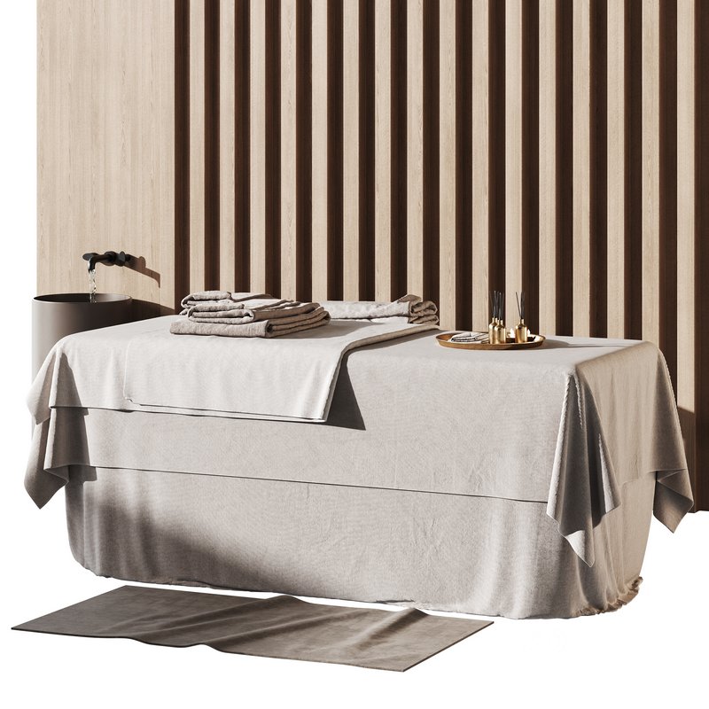 Modern spa and accessories 02 3d model 3dbrute