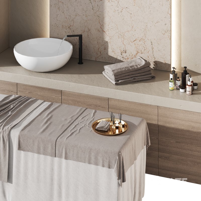 Modern spa and accessories 09 3d model 3dbrute