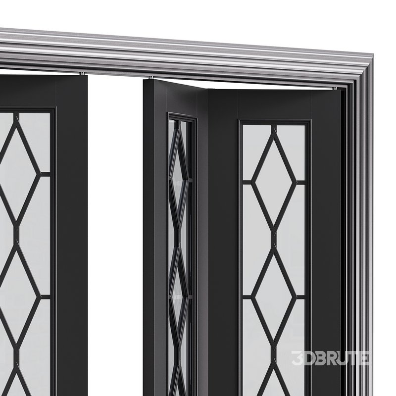 Modern entrance door 33 3d model 3dbrute